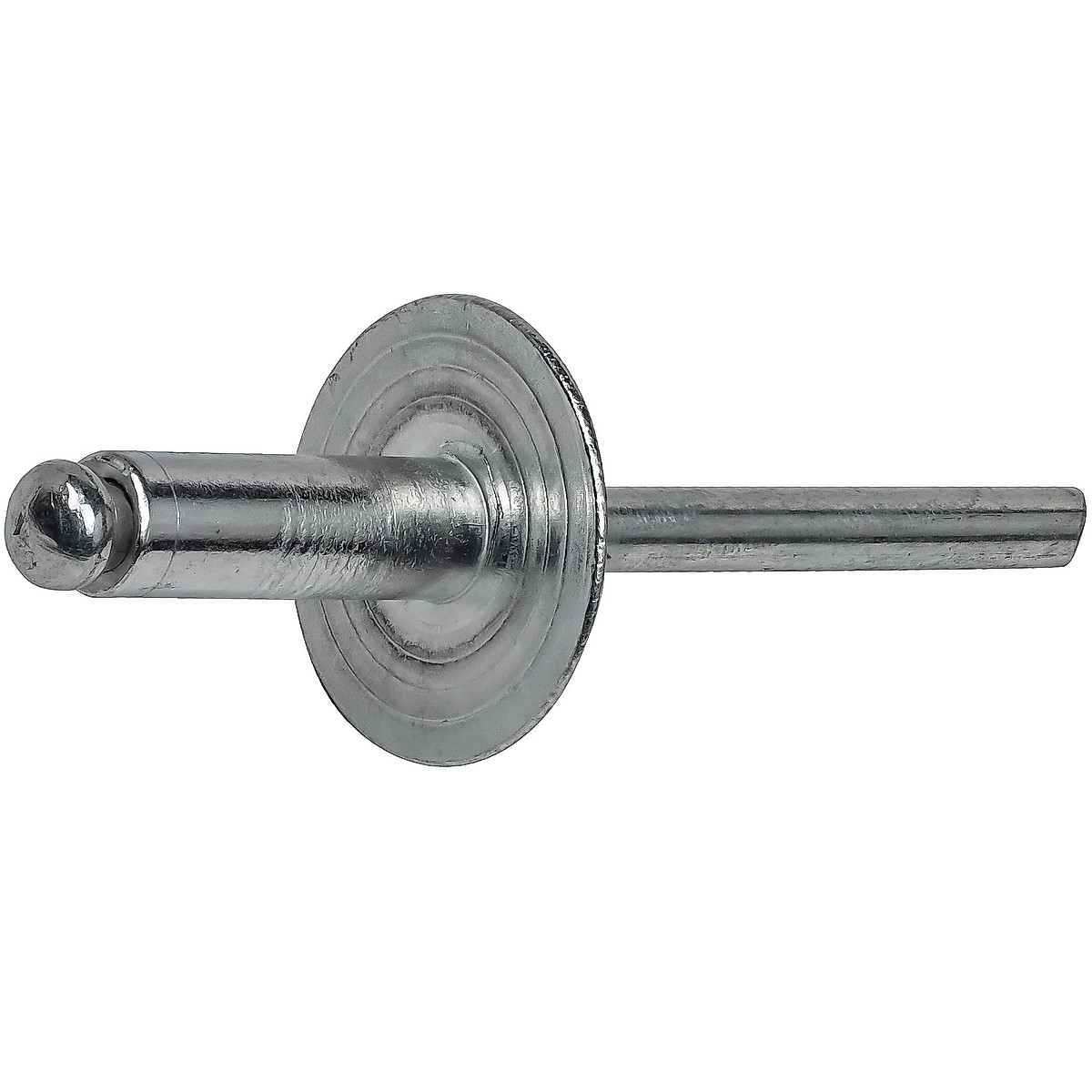 Large Flange Pop Rivets 1/8" x 3/16" All Aluminum Dome Head Blind 4-3 Gap .126" - .187" Quantity 100 by Fastenere