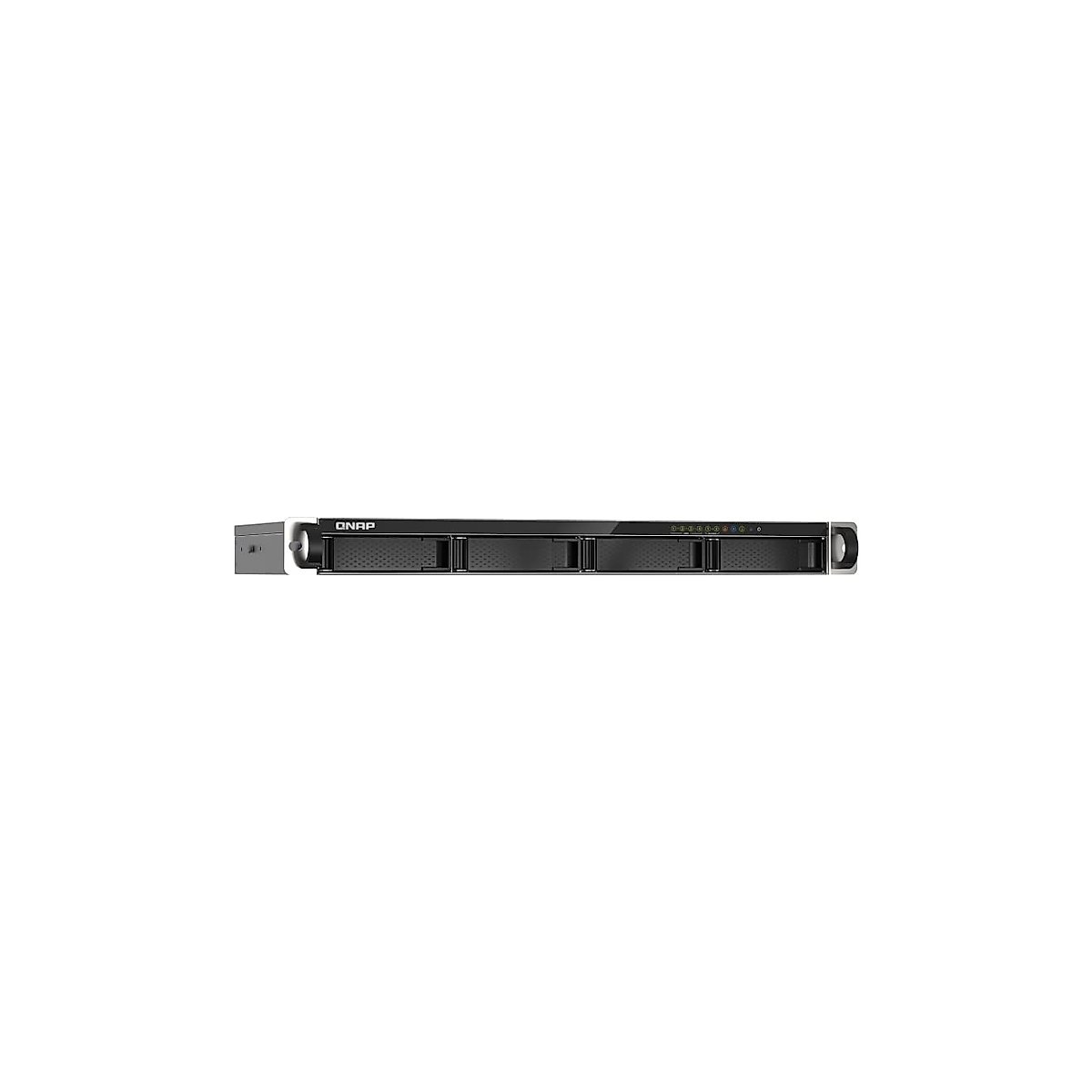 QNAP TS-435XeU-4G-US 4 Bay High-Speed Short Depth Rackmount NAS with M.2 NVMe SSD, Quad Core Marvell Octeon CPU, 4GB DDR4 Memory, Dual 2.5GbE (2.5G/1G/100M) and 10GbE Network Connectivity (Diskless)