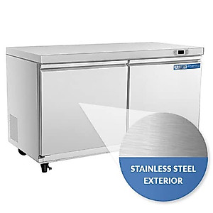 Kratos Refrigeration 69K-764 Commercial 48"W Undercounter Freezer, 2 Door