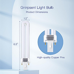 Gnirpsenl EL22 CFL CFS 9W BL350 Replacement Light Bulbs Compatible with FlyWeb EL-22, 4 Pack