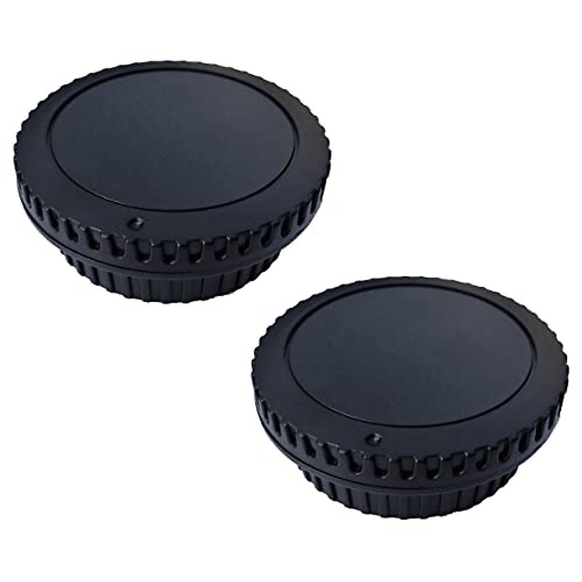 Camera Body Cap and Rear Lens Cover Compatible with Canon EOS EF EF-S Mount Camera T7 T6 90D 80D 77D 70D 60D 5Ds 1DX 5D 7D / 6D Mark II III 200D Rebel SL3 SL2 T6i T7i T6S T4i T5i T5 T3[2 Sets]