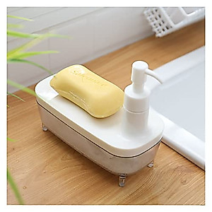Soap Pump Dispenser Bathroom Soap Box Shelf Foaming Bottle Facial Cleanser Foam Pressing Hand Sub-Bottling Lotion Bottles Dispenser