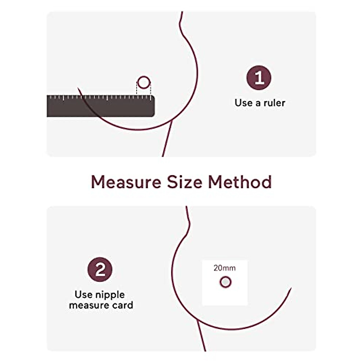 Momcozy Flange Insert 19mm Compatible with Momcozy S9 Pro/S12 Pro. Original S9 Pro/S12 Pro Breast Pump Replacement Accessories, 1PC (19mm)