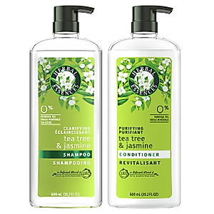 Herbal Essences, Clarifying Shampoo and Purifying Conditioner, Tea Tree and Jasmine, 20.2 Fl Oz Bundle