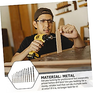 CUBTOL 13pcs 4341 Drill Bit Drill Bit for Metal Carpenter Hole Drill Wood Carving Drill Bits Woodworking Drill Bit Impact Drill Bit Set Metal Drill Bit Small Drill Bit Set Metal Suite