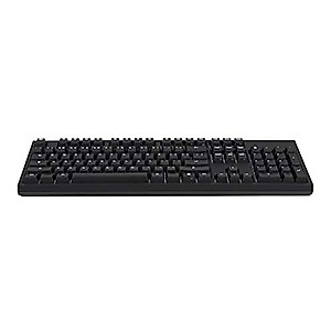 Code V3 104-Key Illuminated Mechanical Keyboard - White LED Backlighting, Black Case (Cherry MX Blue)