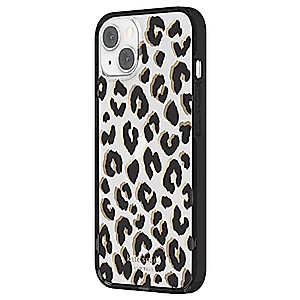 kate spade new york Protective Hardshell Case for iPhone 13 - City Leopard Black