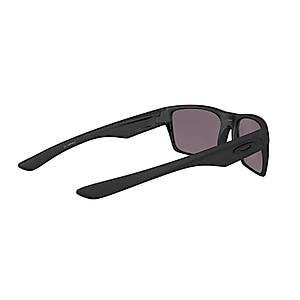 Oakley Men's OO9189 TwoFace Square Sunglasses, Steel/Prizm Grey, 60 mm