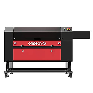 OMTech 100W CO2 Laser Engraver, 100W Laser Cutter and Engraver Machine, 20x28 Industrial Laser Engraving Machine with 2 Way Pass Through Air Assist RDWorks, Laser Cutting Machine for Wood Acrylic More