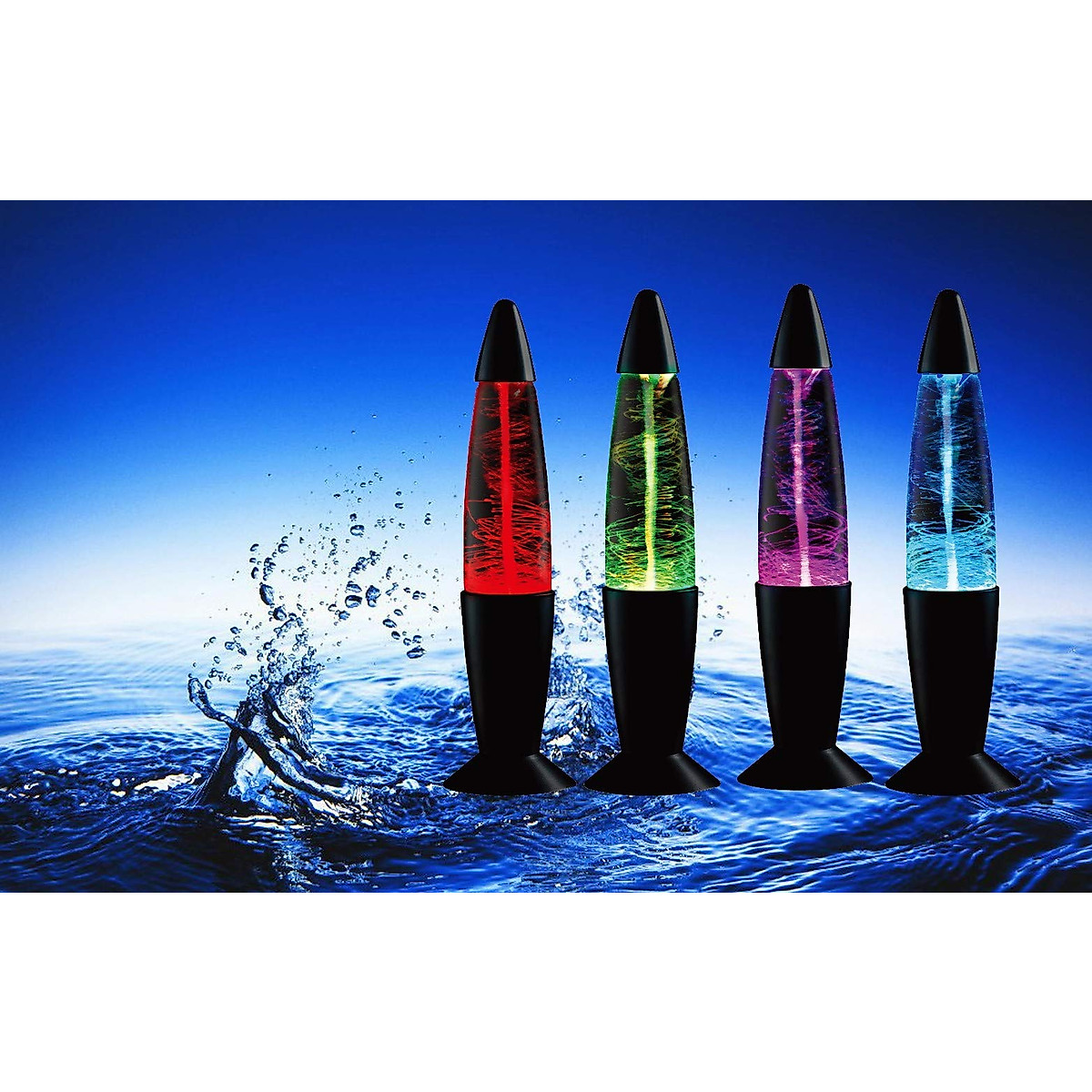 Lightahead LED Tornado Light 7 Color Changing Twister Vortex Water Lava Lamp