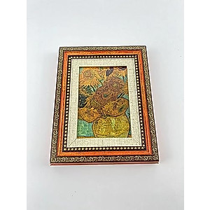 SJRENDKJ Printed photographs Sunflowers by Vincent Van Gogh The World Classic Art Reproductions, Giclee Canvas Prints Wall Art