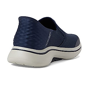 Skechers Men's Gowalk Arch Fit Slip-Ins-Athletic Slip-On Casual Walking Shoes with Air-Cooled Foam Sneaker, Navy, 10.5