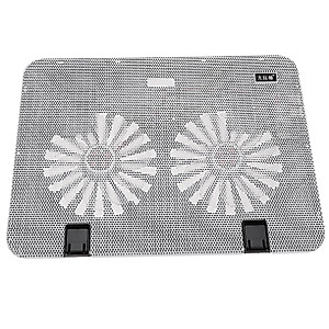 Mikikit 1pc Laptop Cooling Device Laptop Cooler Base Laptop Fan Cooling Pad Heat Dissipation Laptop Stand Notebook Cooling Support Laptop Cooling Pad Notebook Stand White Ice Pad Computer
