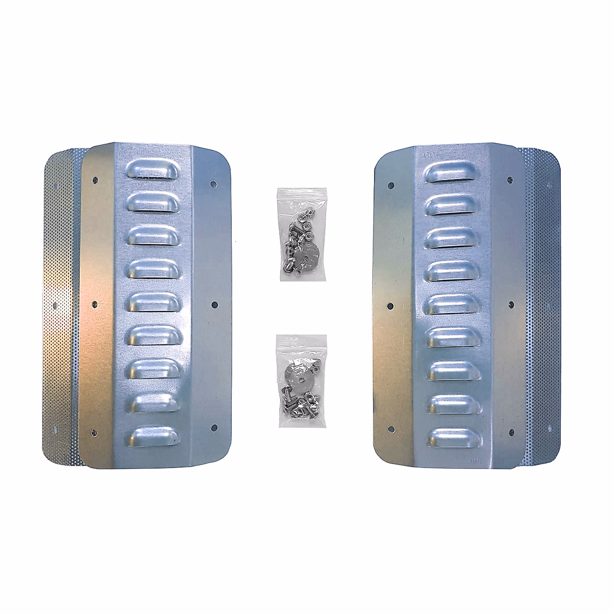 Shipping Container Vent Kit by CON-VENTS. Provides flow through ventilation to remove excessive heat and condensation. Made in the USA by a US Veteran. Patent Pending.