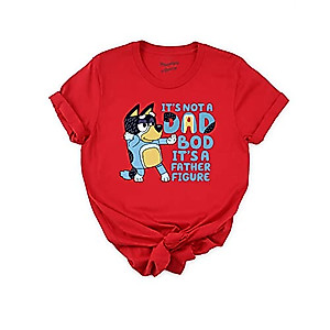 It's Not a Dad Bod It's a Father Figure Funny Bluey T-Shirt, Bluey Disney Shirt, Bluey Shirt Adult, Bluey Shirt For Adults, Bluey Shirt For Men, Disney Shirts For Men
