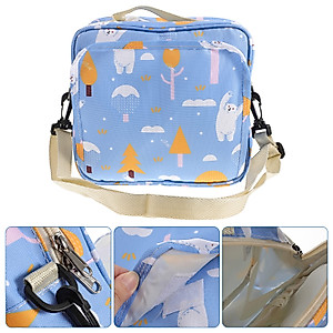 TOYANDONA Single-shoulder Mom Cross Body Tote Travel Handbag Tote Crossbody Diaper Bag Diaper Storage Organizer Cross Body Diaper Bag Travel Diaper Organizer Bag