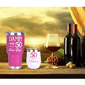 50th Birthday Gifts for Women, 50th Bday Gifts Women, Gift for 50 Year Old Woman Birthday, 50 Year Old Gifts for Women, Gifts for Women Turning 50, 50 and Fabulous Gifts for Women, 50 Birthday Gifts