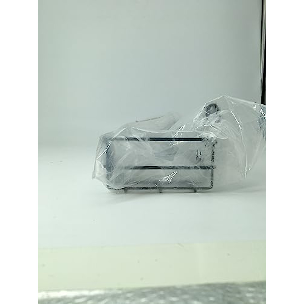 ANZOME Wire Wall Basket, Grid Basket with Hooks, Wall Mounted Organizer for Wall Grid, Kitchen Organizer, Wire Storage Shelf Rack for Home Supplies, Wall Decoration(Black)