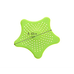 HLLMX, LLMX 4 PCS Starfish Hair Catcher Bathroom Drainage Net Kitchen Filter Cover Bathtub Drainage Net Hair Catcher Is Used To Prevent Blockage Of Kitchen And Bathroom Drainage Outlets