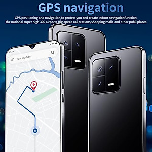 Unlocked 4G Cell Phone 6.54 Inch Screen,12, 8GB RAM 256GB ROM, 32MP 16MP Camera, GPS Navigation,Screen, Facial Unlocking (US Plug)