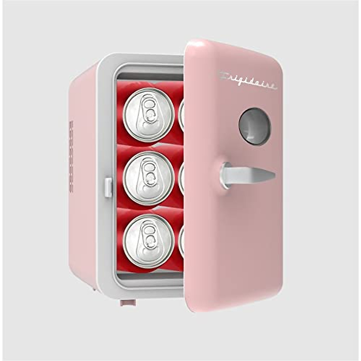 Frigidaire Portable Retro 6-can Mini Fridge, Pink - EFMIS137-PINK