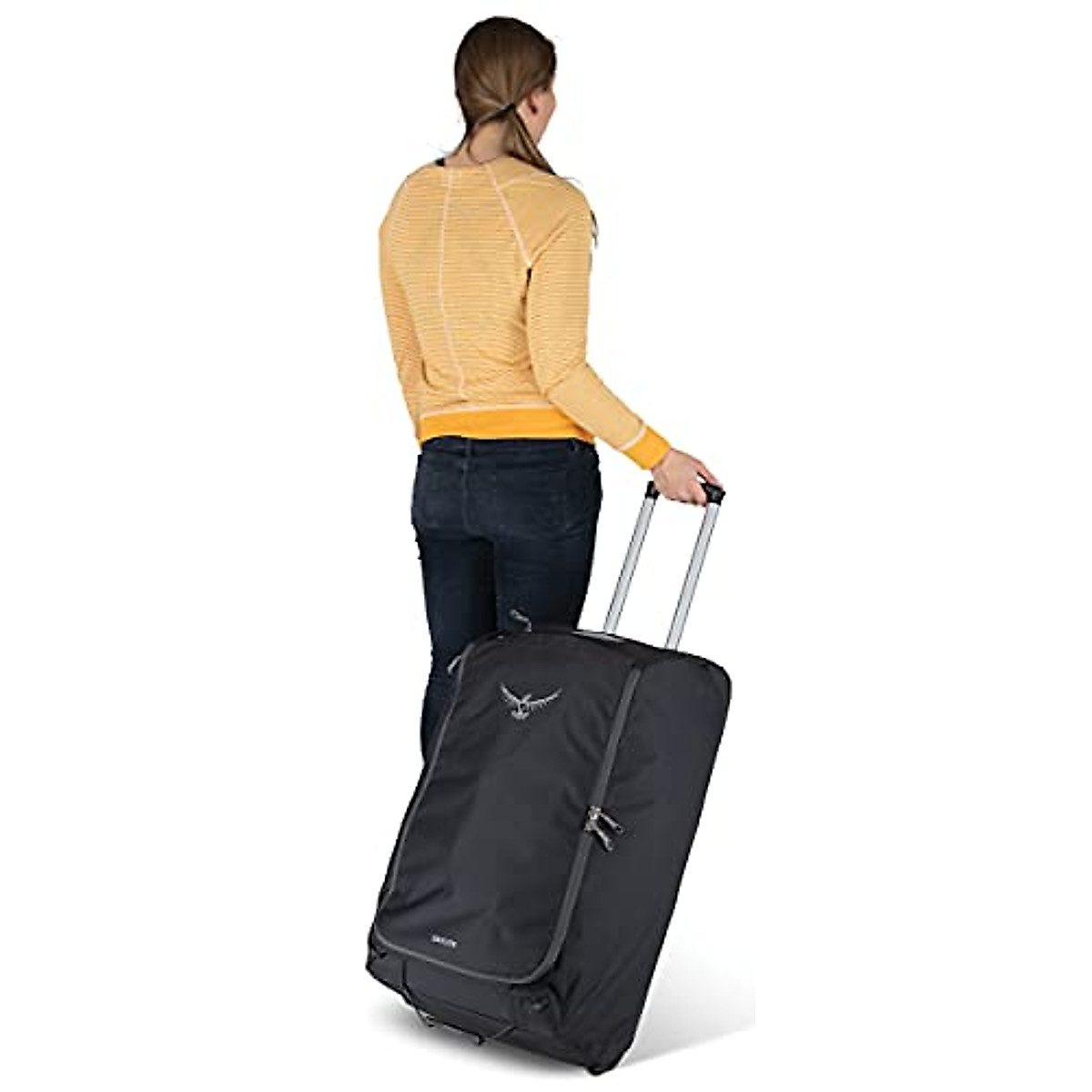 Osprey Daylite Wheeled 85L Duffel/Carry-On Luggage, Black