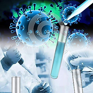 WYKOO 50 Pcs 13ml Clear Plastic Test Tubes with Blue Cap, 16x100mm Vials Container Sample Tubes for Liquid, Scientific Experiments, Craft, Party Supplies, Candy Storage, Home Decoration