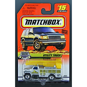 Matchbox Highway Haulers Utility Truck Silver/Yellow #15