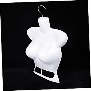 Zerodeko 20 pcs Mannequin Hanger mannequins Desktop Organizer Shelf Girls Swim Suit Clothing Form Swimwear Hanger Table top Bust Mannequin Model Clothes Hanging Rack Underwear