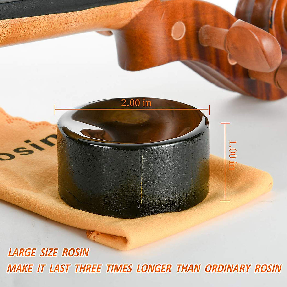 Rosin Violin Professional Dark Rosin Premium Super Sensitive Rosin for Violin Viola and Cello