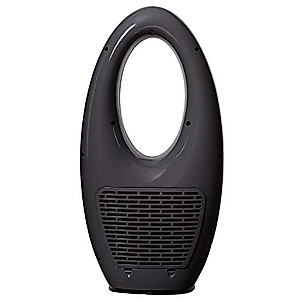 LivePure Bladeless Auto-Duster, Oscillating Fan w/Filter, Air Circulator, 11.5 x 22.44 x 6.73 in, Graphite