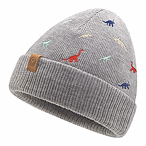 Duoyeree Baby Beanies Toddler Winter Hats Comfortable and Nice Knitted Hats for Boys Girls