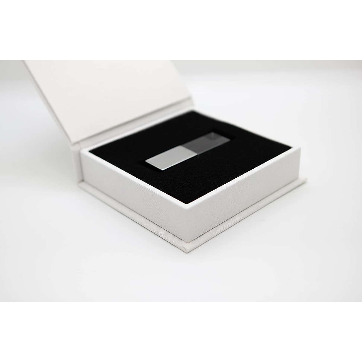USB Flash Drive Box with Photo (White)