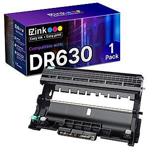 E-Z Ink (TM Compatible Drum Unit Replacement for Brother DR630 DR 630 Compatible with HL-L2300D HL-L2320D HL-L2340DW HL-L2360DW HL-L2380DW MFC-L2740DW MFC-L2720DW MFC-L2700DW DCP-L2540DW (1 Pack)