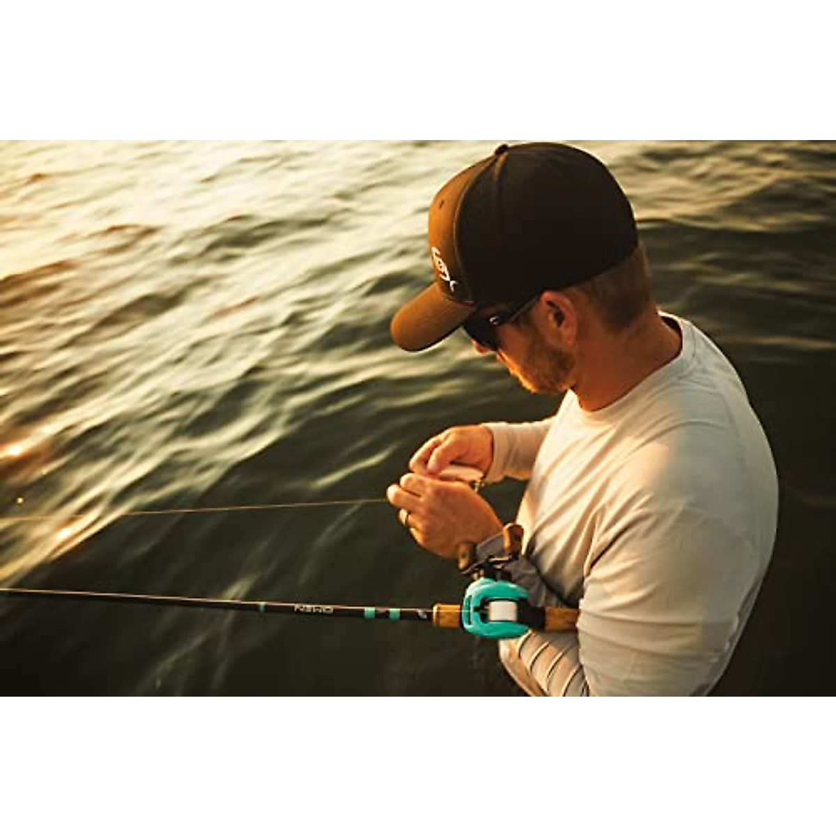 13 FISHING - Modus TX2 Baitcast Reel - 7.3:1 Gear Ratio - Right Hand Retrieve (Salt+Fresh) - MODTX2-7.3-RH, Seafoam Green