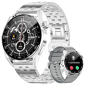 LIGE Smart Watch 2023 Bluetooth Call & Text Receive/Dial Smartwatch for Android iOS Phones with 1.39" HD Screen, Fitness Activity Tracker Heart Rate Sleep Monitor Pedometer Waterproof for Men Women