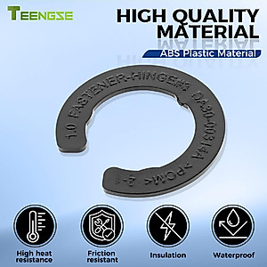 TEENGSE DA99-04158A Hinge Shim Kit, Refrigerator Door Height Adjustment Shim Kits, 4 Different Thickness Refrigerator Door Shim Replacement for DA60-00314C,3282540,PS6448337 DA99-04158A,AP5668209