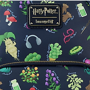 Loungefly Harry Potter Herbology Mini Backpack Shoulder Bag Handbag Faux Leather