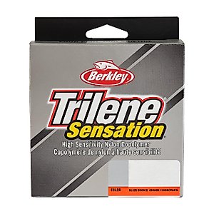 Berkley Trilene® Sensation, Blaze Orange, 14lb | 6.3kg Monofilament Fishing Line, Suitable for Freshwater Environments