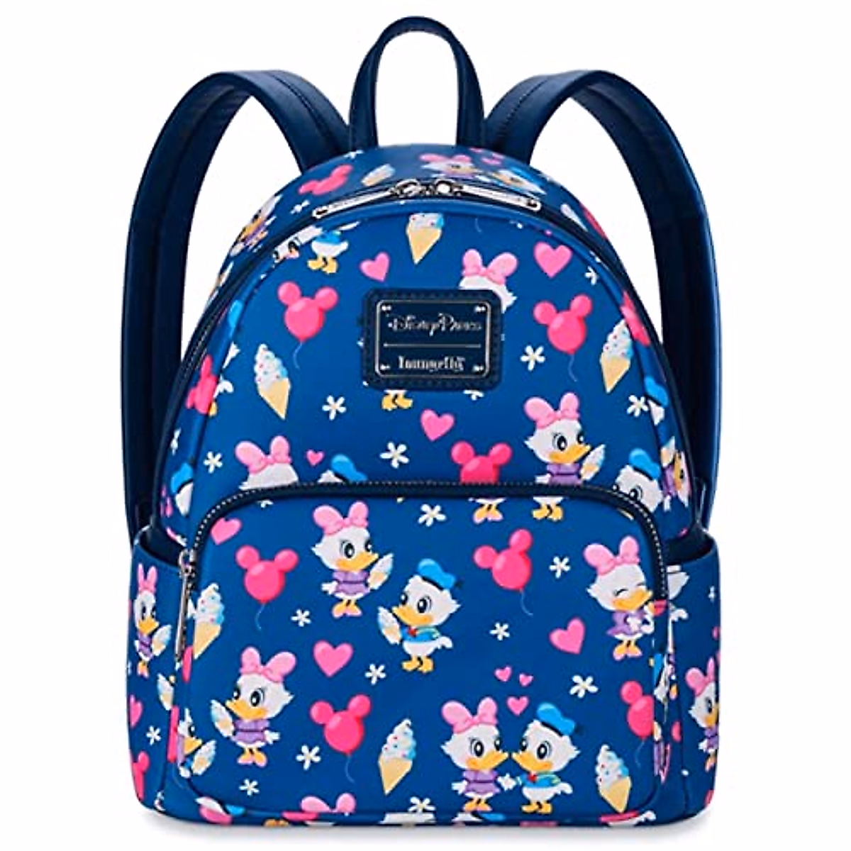 Loungefly - Disney - Donald Duck and Daisy Duck - Balloons and Ice Cream - Fashion Mini Backpack