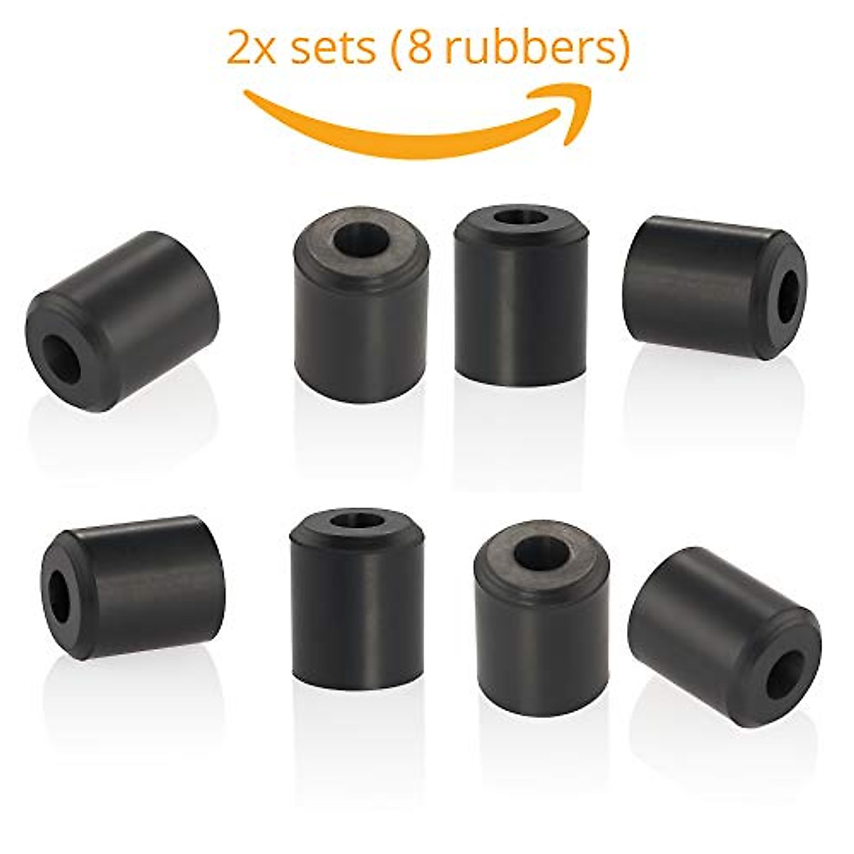 Arkorus [New] (8 x PCS) Ski Wall Mount, Ski Storage, Vertical Ski hanger Wall holder support Durable rack to safely store and display your Skis