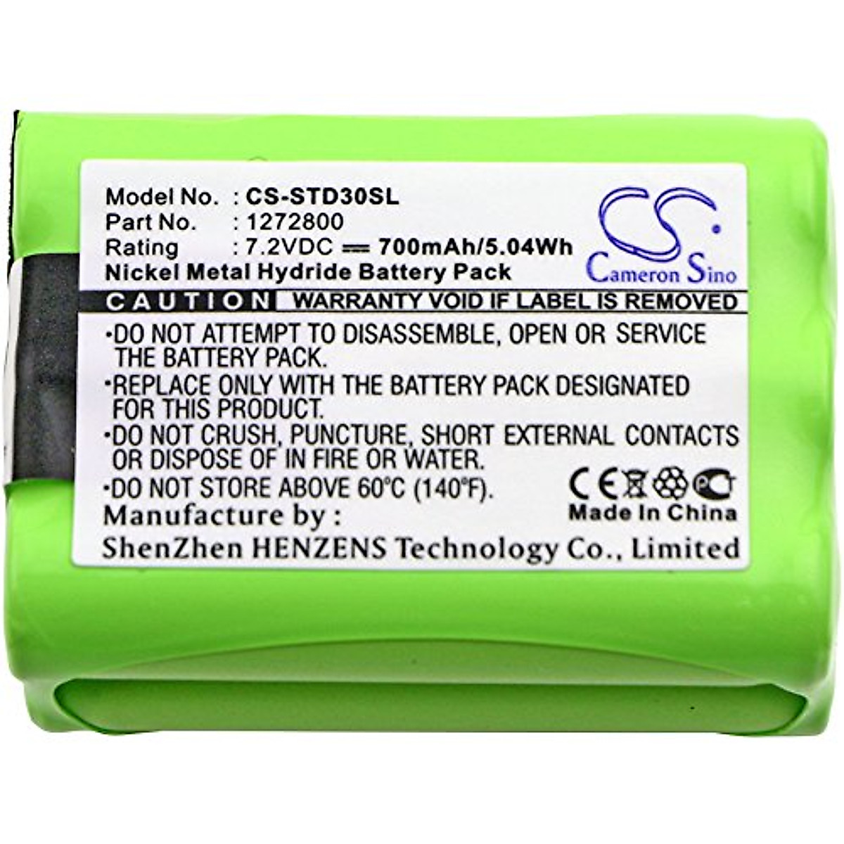 GAXI Battery for Tri-Tronics Classic 70 G3, Field 90 G3, Flyway G3, G3 Field, G3 Pro Replacement for Tri-Tronics 1272800, 1281100 Rev.B 7.2V 700mAh Dog Collar Battery