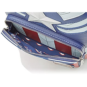 Loungefly Marvel Falcon Captain America Cosplay Womens Double Strap Shoulder Bag Purse