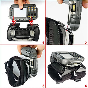 Wrist Strap Mount for Symbol WT4070 WT4090 WT41N0 Reg Straps SG-WT402320-06R Replacement Wrist Mount Kit for Zebra Wearable Scanners