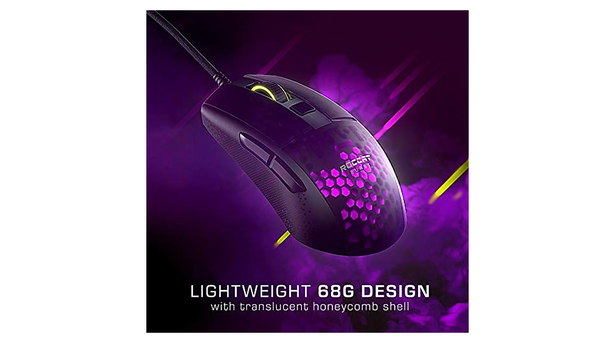 ROCCAT Burst Pro Gaming Mouse - Ultr-Light 16K DPI Optical Precision