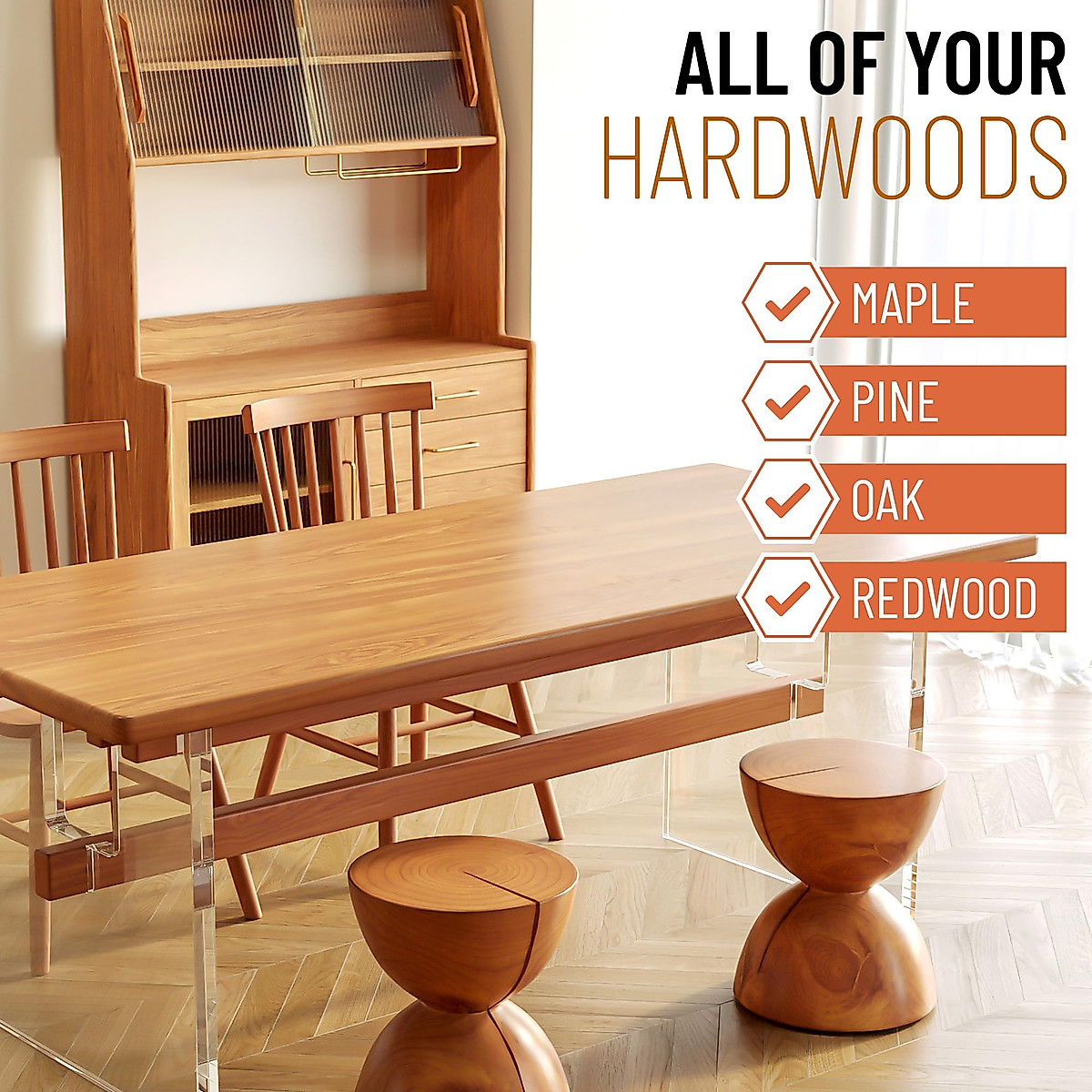 Touch Of Beeswax Wood Conditioner and Polish 16 Ounce | Waxes and Preserves Wood Beautifully