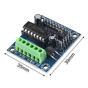 MELIFE 5pcs Mini 4 Channel L293D Motor Driver Shield Expansion Board Module High Voltage Current Module.
