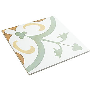 Merola Tile Revival Memory 7-3/4" x 7-3/4" Ceramic Floor and Wall Tile