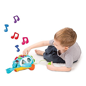 Musical Shape Sorter Plane, Pull-Along Toy - Talking and Singing Airplane Toy with Music for Toddlers and Kids, Ages 12 Months+