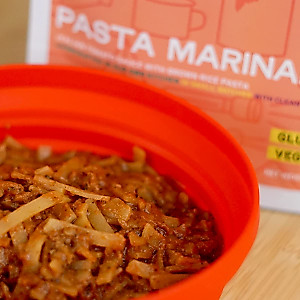 GOOD TO-GO Pasta Marinara (Single Serving) |Camping & Backpacking Food | Just Add Water Backpacking Meals | Good To-Go Dehydrated Meals Taste Better Than Freeze Dried Food